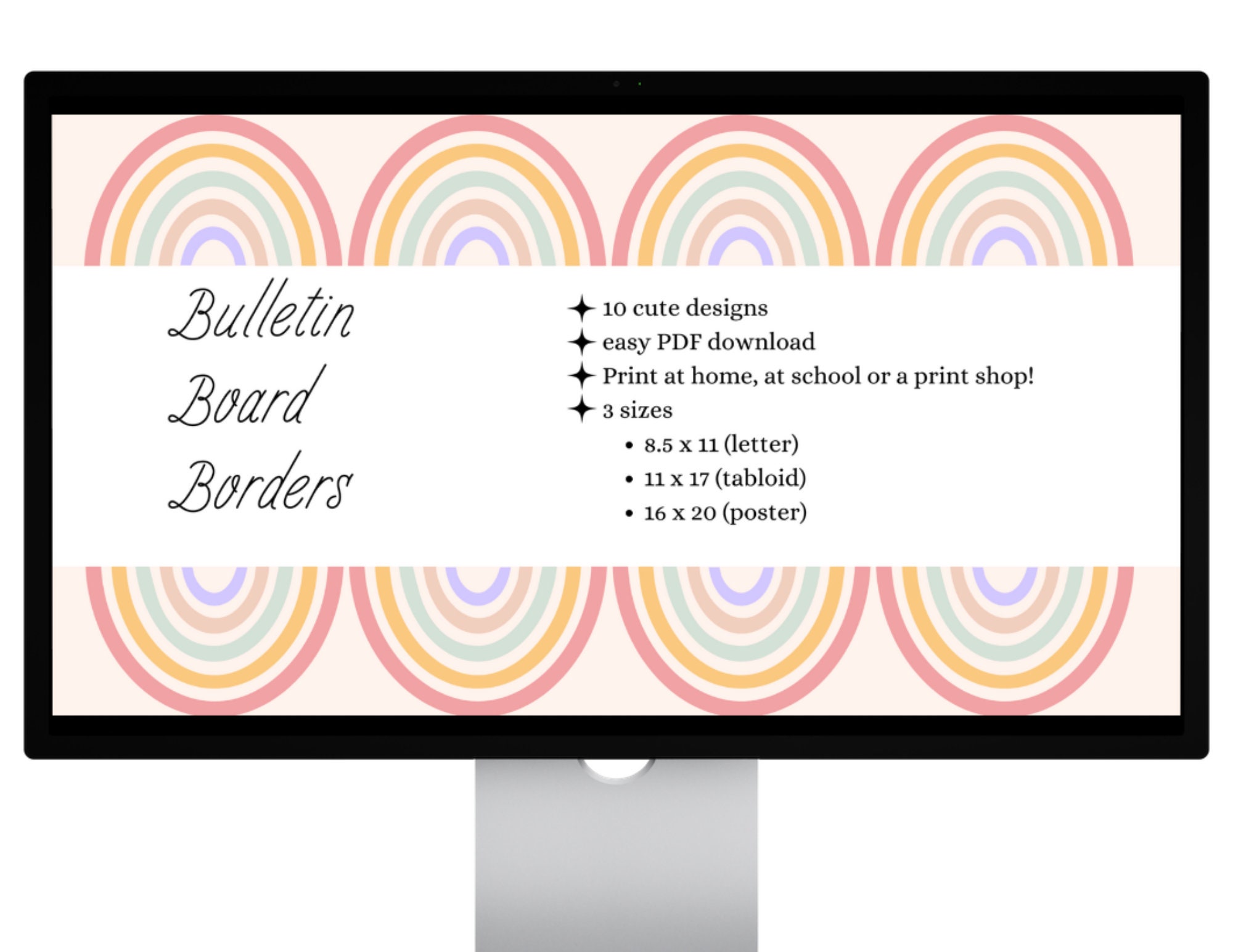 Classroom Bulletin Board Borders, Pastel Classroom Decor, Teacher ...