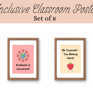 Inclusive Classroom Posters, PDF Download for Teachers, Classrooms ...