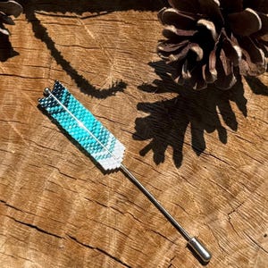 Native Beaded Hat Pin/lapel Pin 2.0 - Etsy