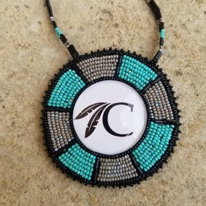 Native Beaded Medallions: Native Beadwork Around Cabochons - Etsy