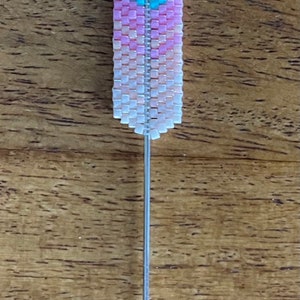 Native Beaded Hat Pin/lapel Pin - Etsy