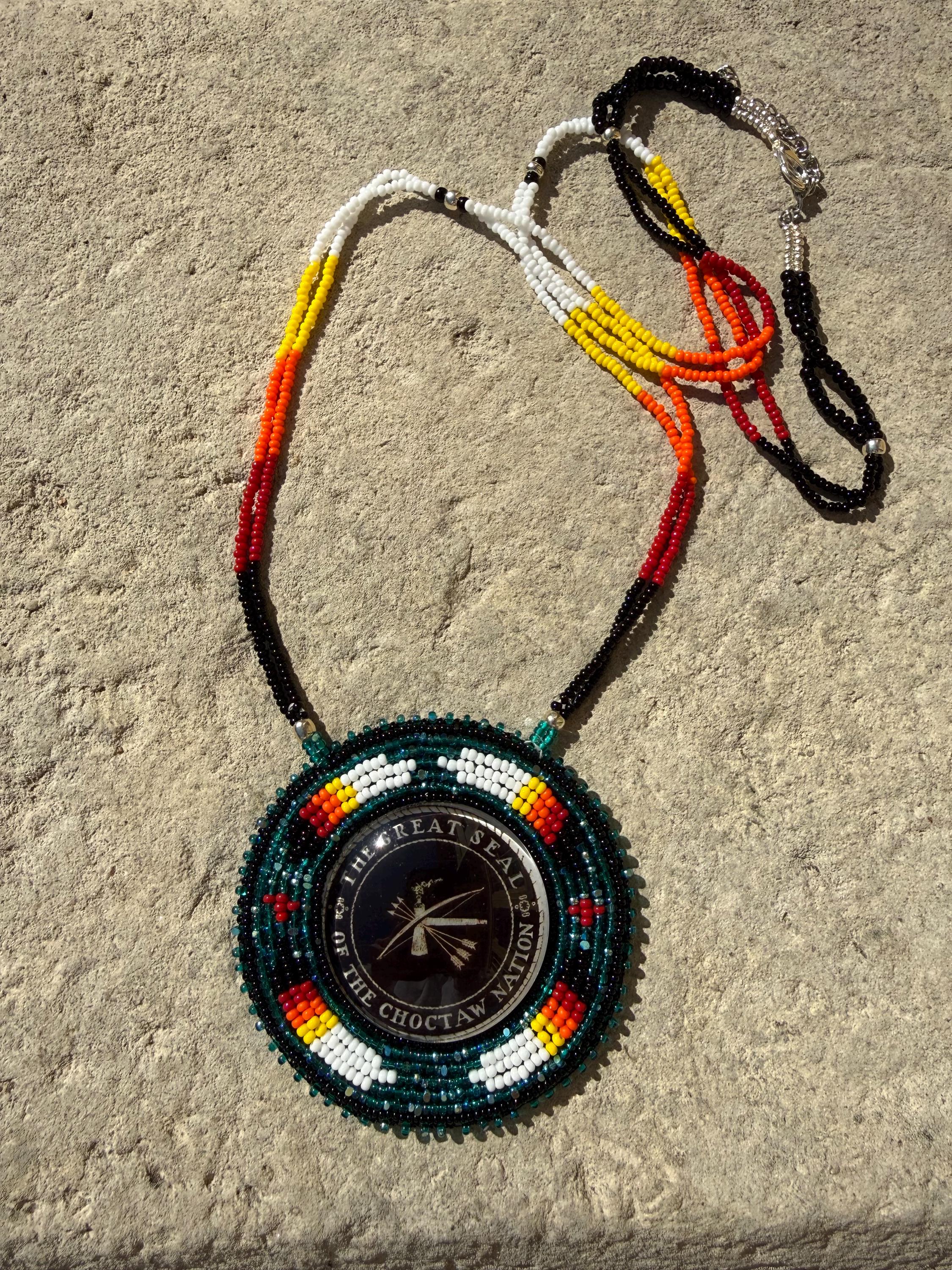 Native Beaded Medallions: Native Beadwork Around Cabochons - Etsy