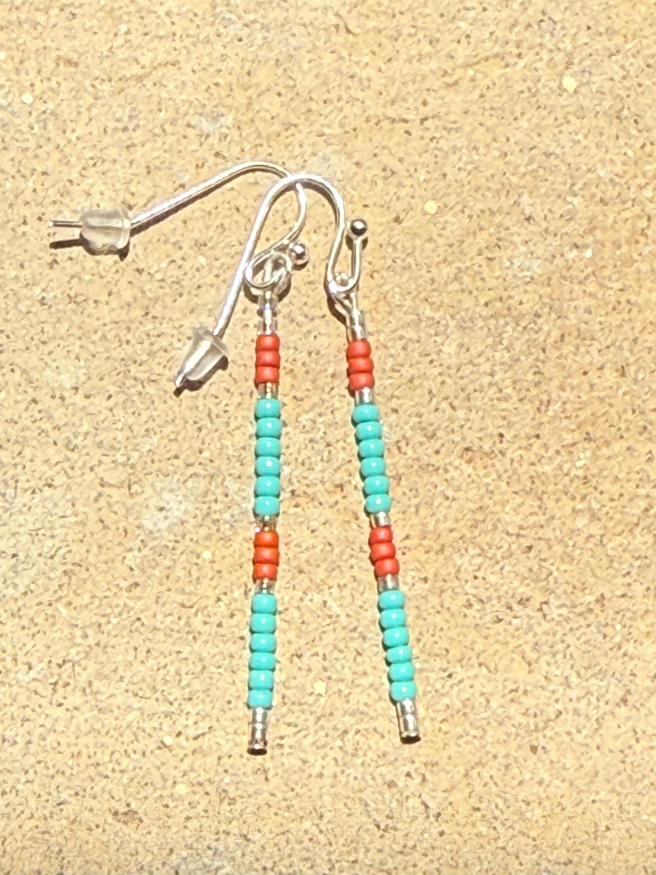 Native & Unique Handmade Single Rod Earrings - Etsy