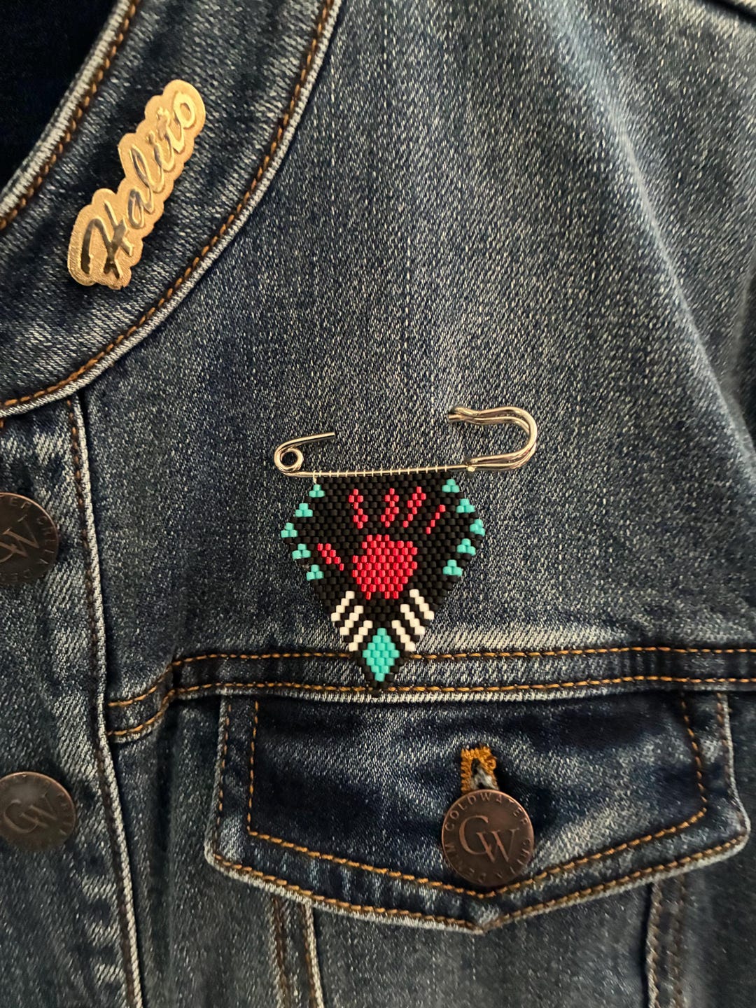 Jean Jacket Pins - Etsy