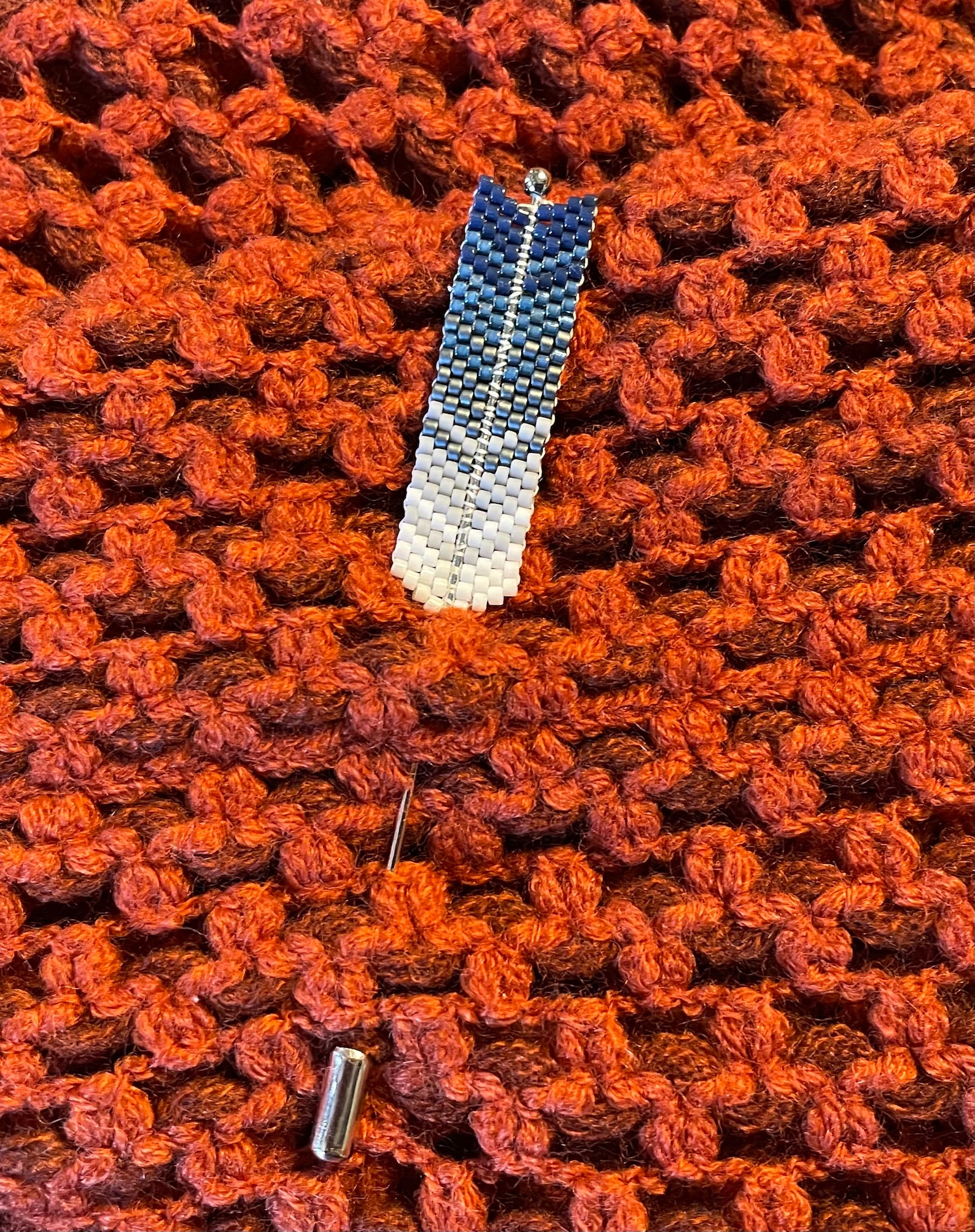 Native Beaded Hat Pin/lapel Pin - Etsy