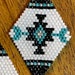 Native Beaded Diamond Earrings - Etsy