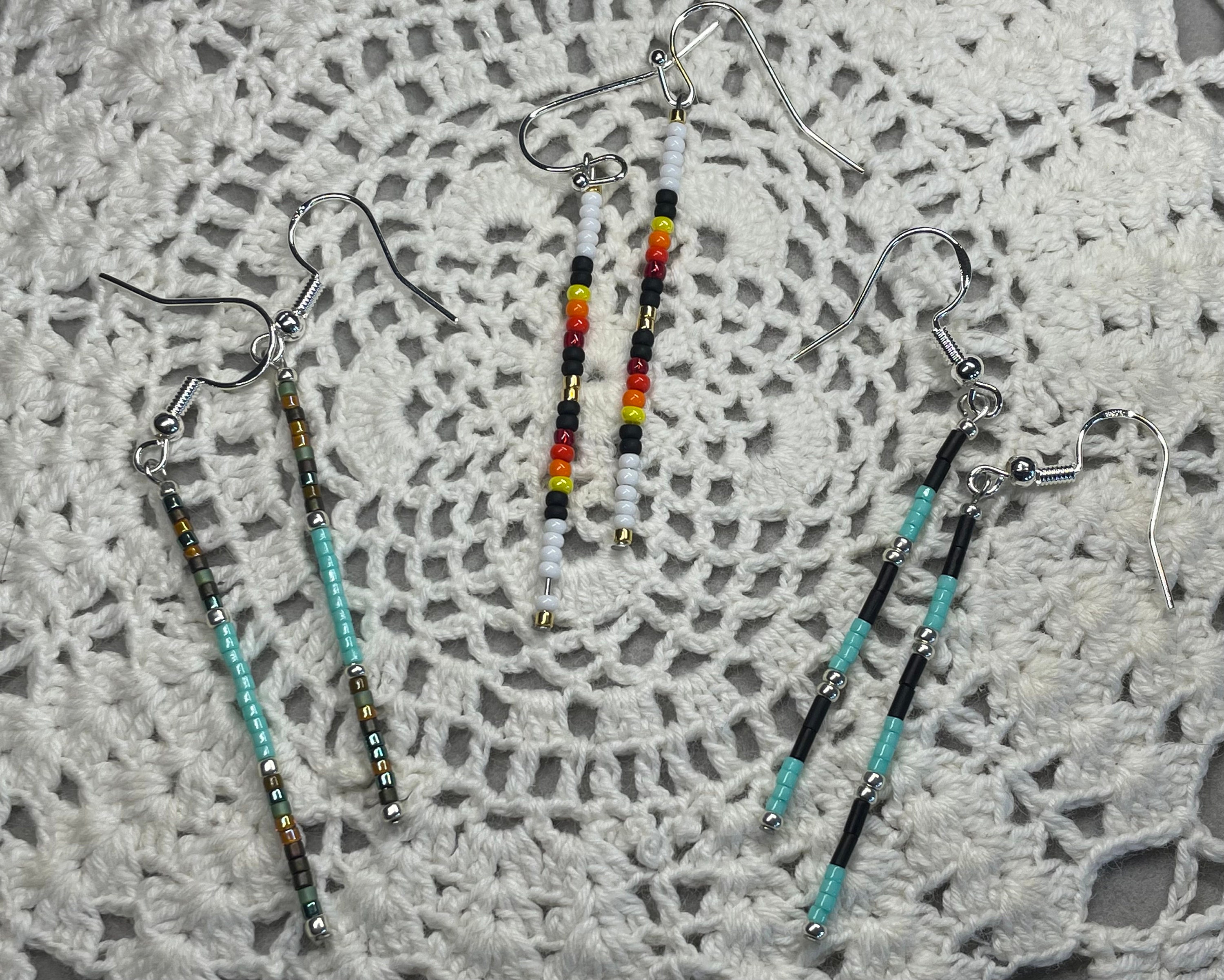 Native & Unique Handmade Single Rod Earrings - Etsy