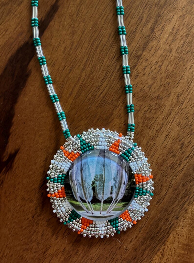 Native Beaded Medallions: Native Beadwork Around Cabochons - Etsy