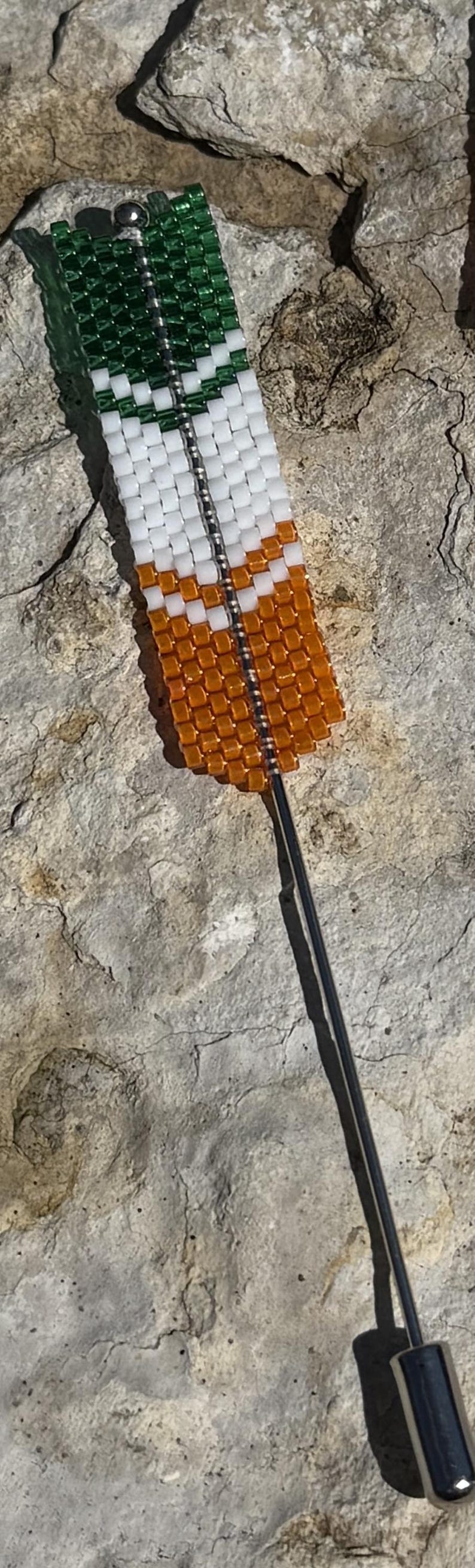 Native Beaded Hat Pin/lapel Pin 3.0 - Etsy