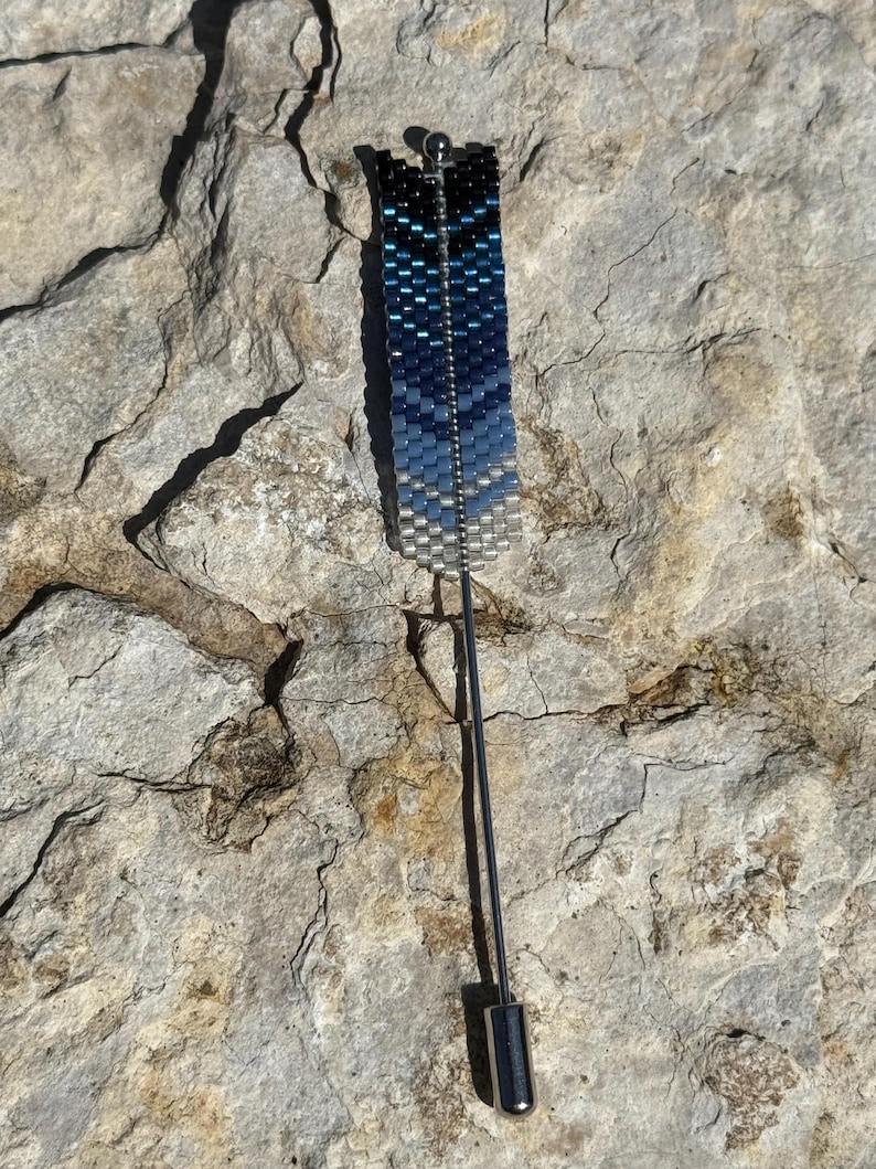 Native Beaded Hat Pin/lapel Pin 3.0 - Etsy