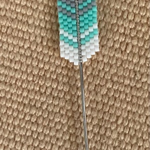 Native Beaded Hat Pin/lapel Pin - Etsy