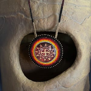 Native Beaded Medallions: Native Beadwork Around Cabochons - Etsy