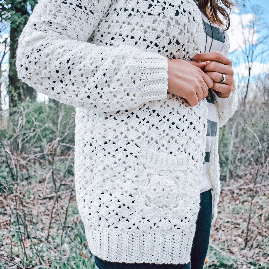 PDF Pattern in the Garden Cardigan - Etsy