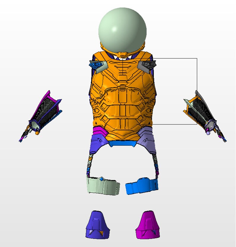 Mysterio Far From Home for 3D Printing Full Body Armor .stl FILE - Etsy