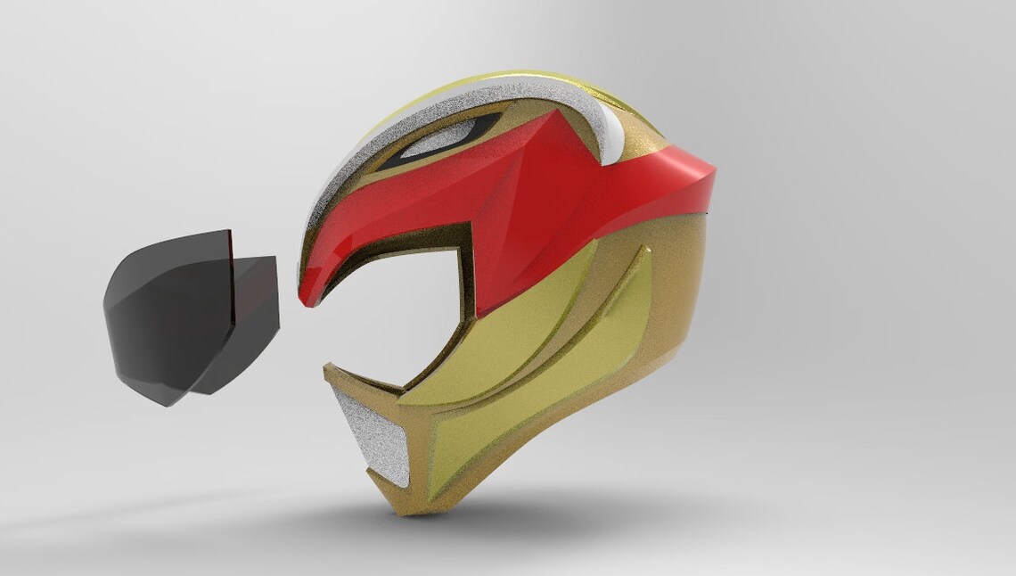 Ryu Ranger Helmet 3D Print File (stl) - Etsy