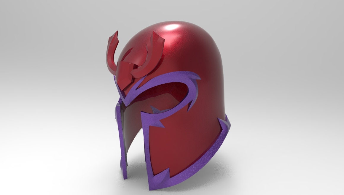 Magneto Comic Helmet 2 Versions 3D Print File (stl) - Etsy