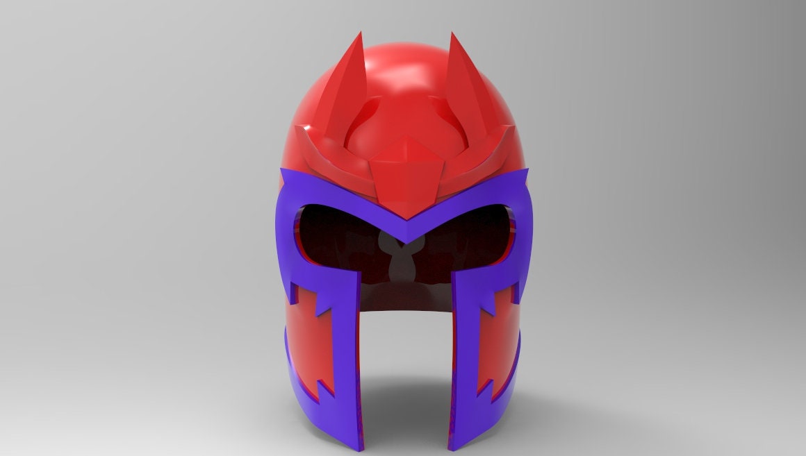 Magneto Comic Helmet 2 Versions 3D Print File (stl) - Etsy