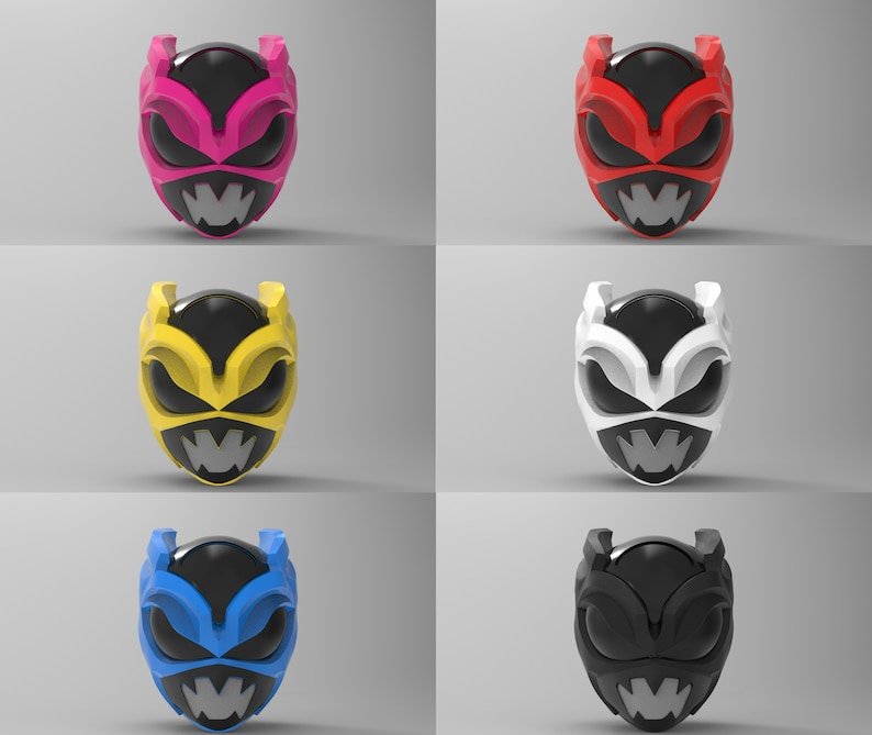 Psycho Rangers Helmet 3D Print File stl - Etsy UK