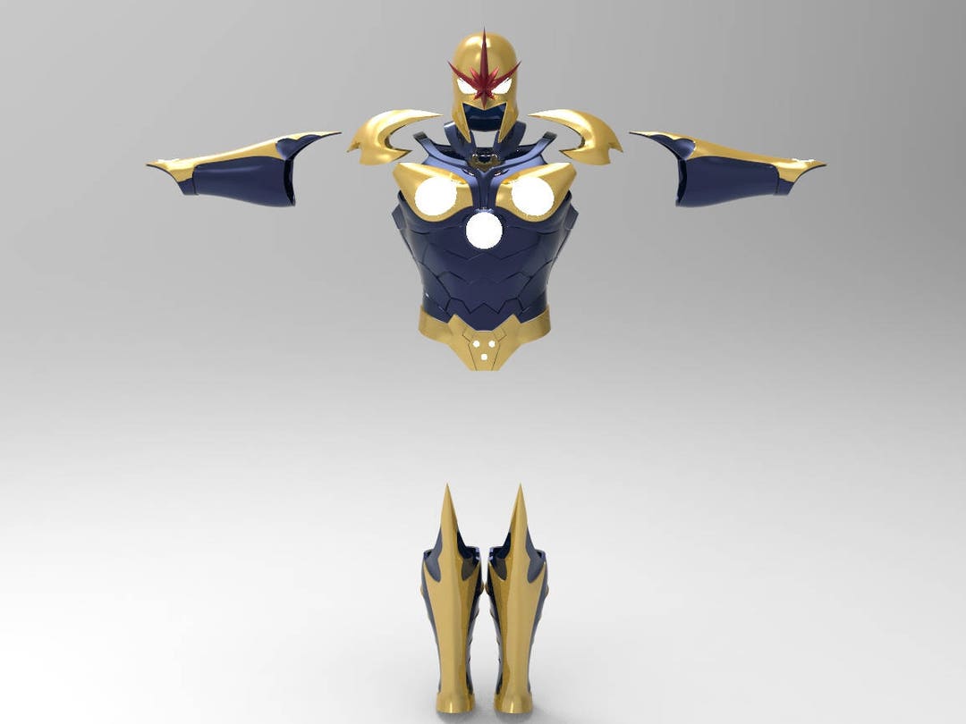 Nova Prime Armor Complete 3D Print File (stl) - Etsy