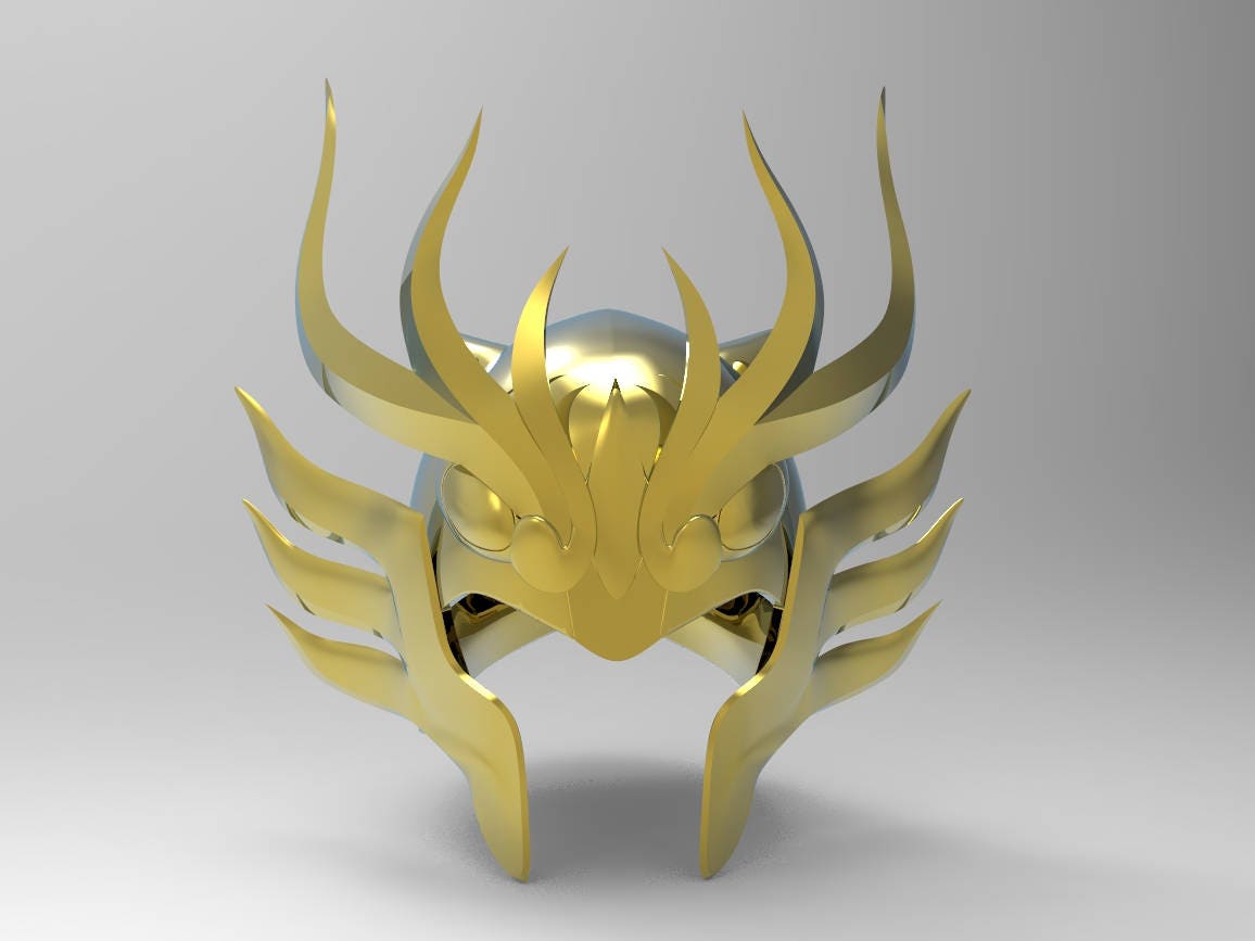 Saint Seiya Libra Myth Cloth EX Helmet 3D Print File (stl) - Etsy