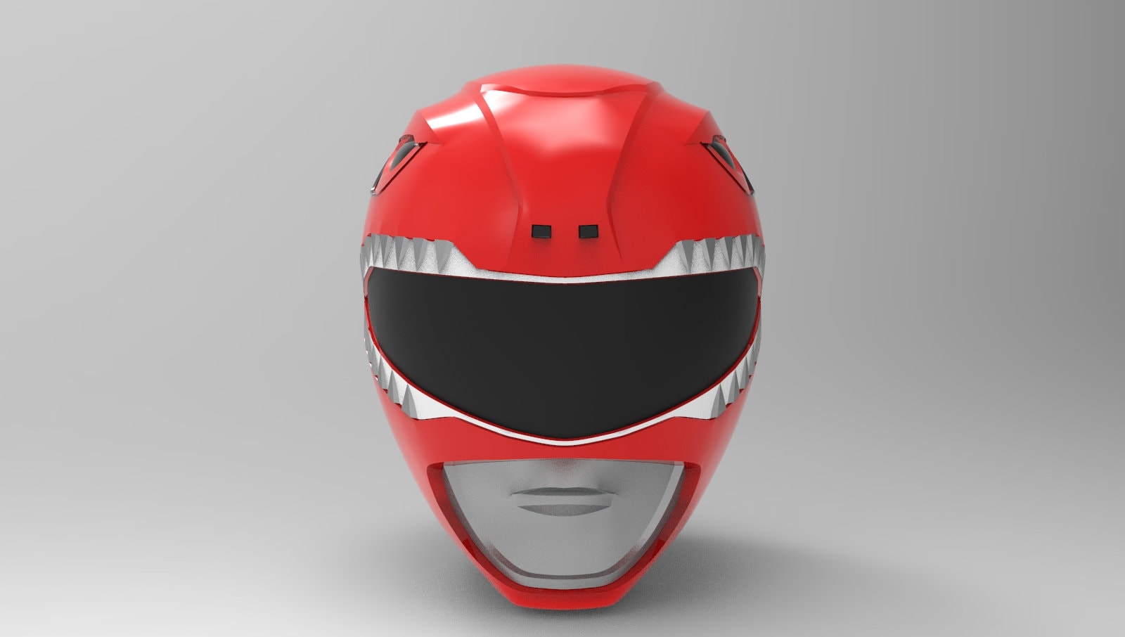 Red Ranger Helmet 3D Print File (stl) - Etsy