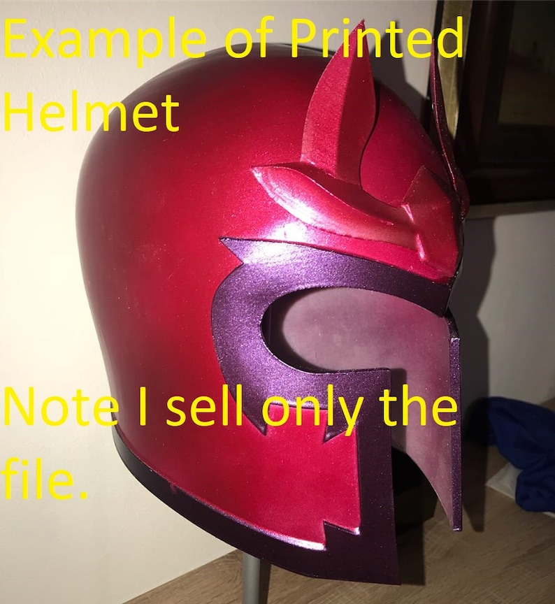 Magneto Comic Helmet 2 Versions 3D Print File stl - Etsy