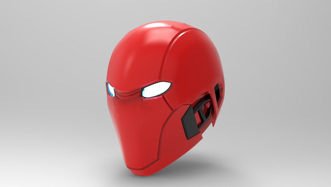 Red Hood Helmet for 3d Print 3D Print File (stl) - Etsy