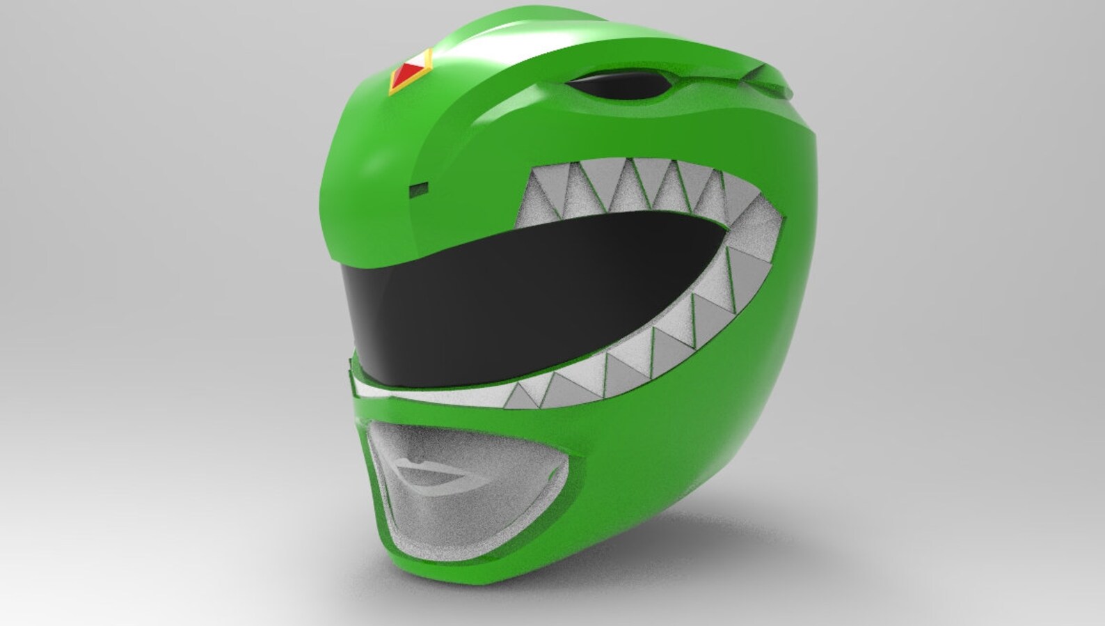 Green Ranger Helmet From MMPR for 3D Printing 3D Print File (stl) - Etsy