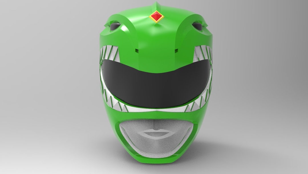 Green Ranger Helmet From MMPR for 3D Printing 3D Print File (stl) - Etsy