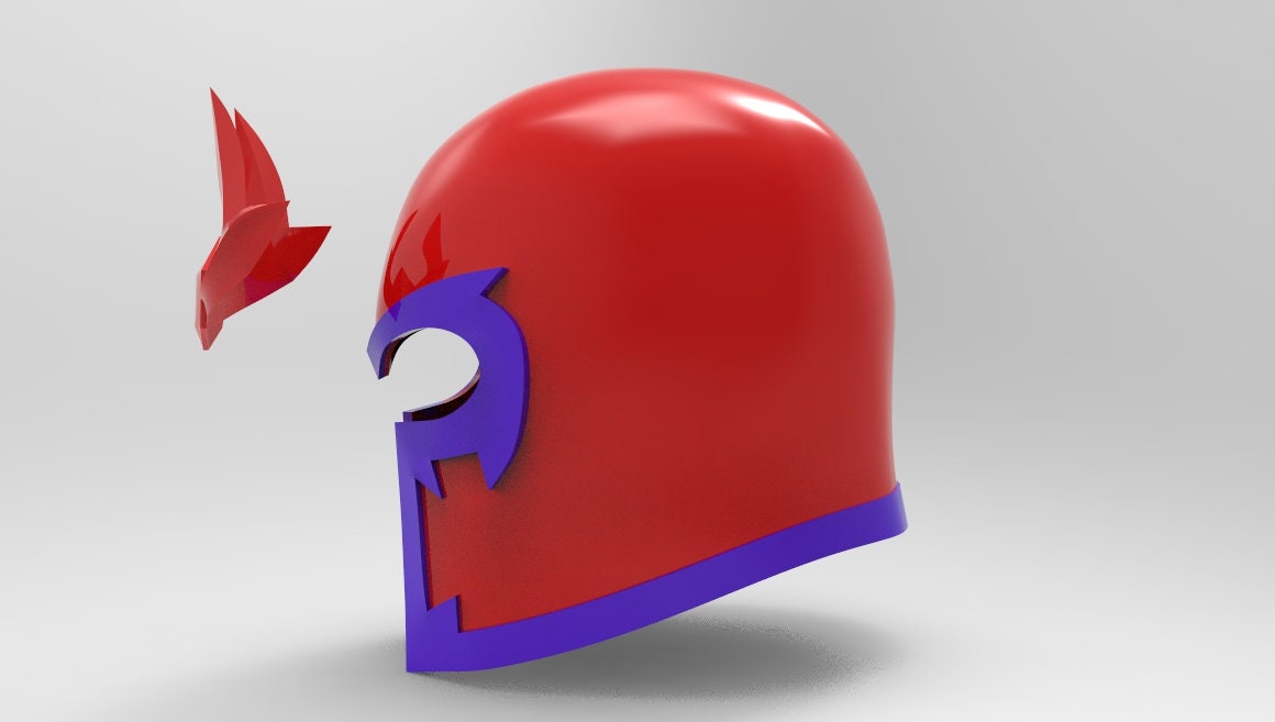 Magneto Comic Helmet 2 Versions 3D Print File (stl) - Etsy