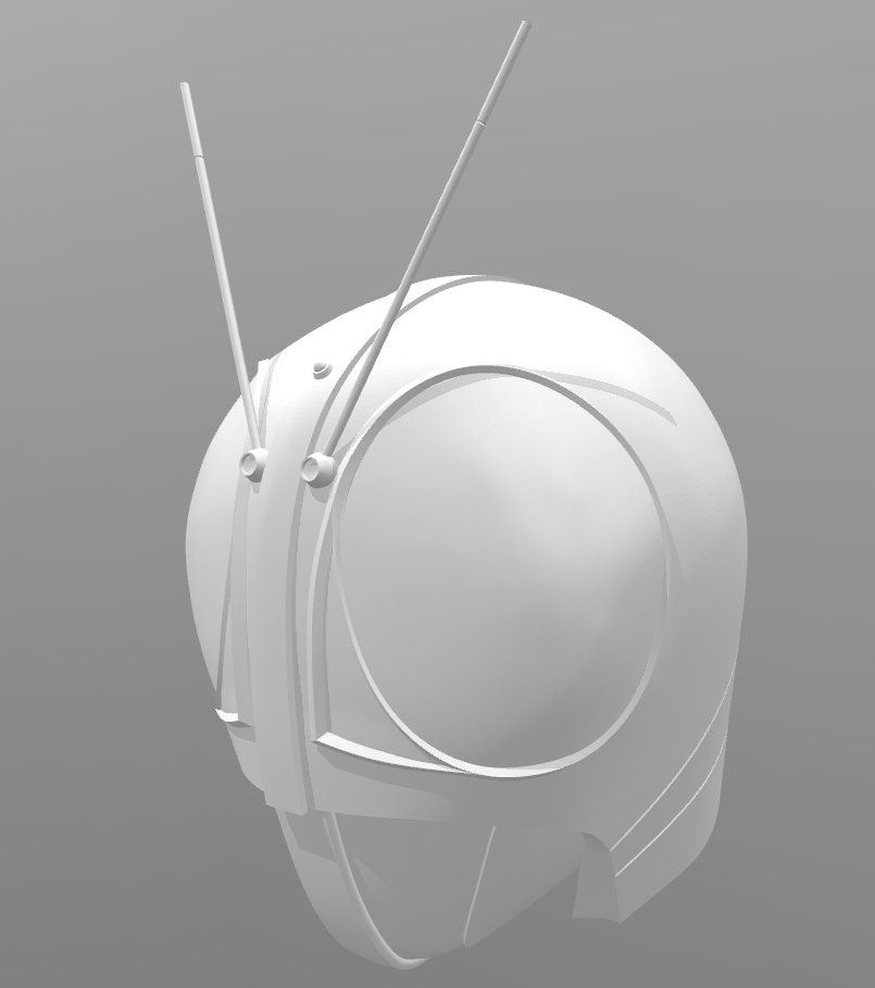 Black Kamen Rider RX 3D Print File (stl) - Etsy