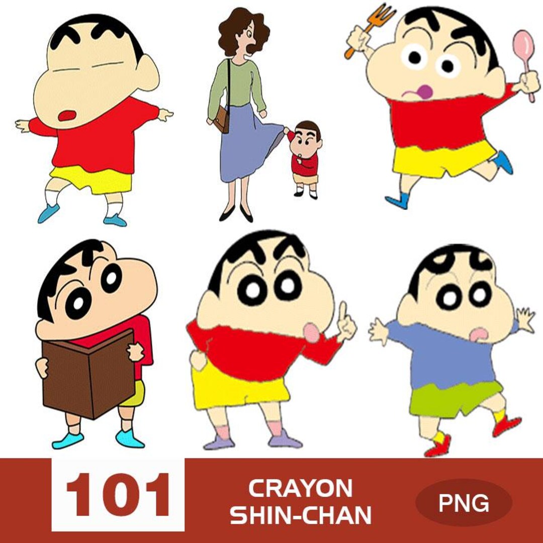 101 Shin Chan SVG, Cut File, Png, Studio, Vector,fashion Printing ...