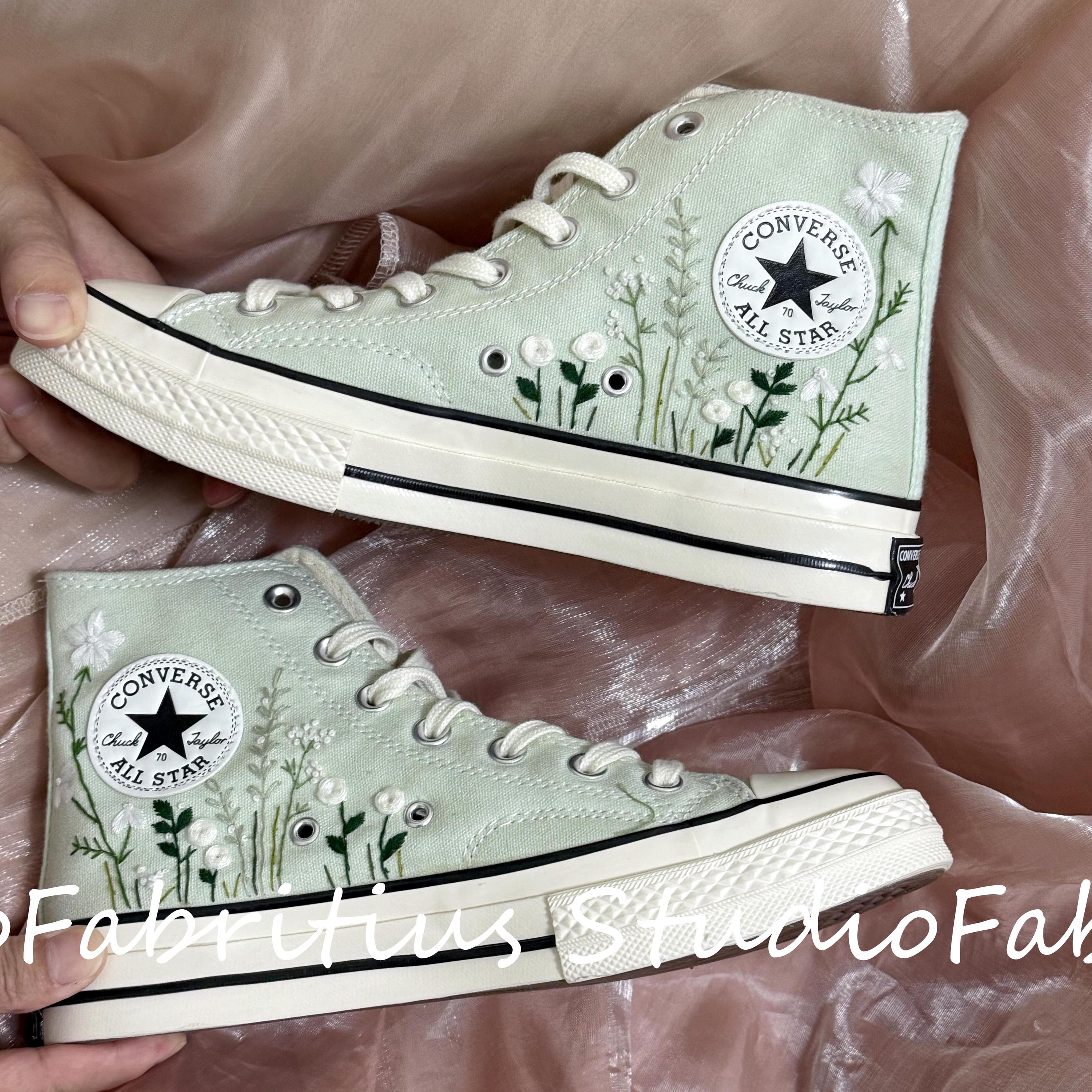 Custom Embroidered Shoes, Embroidered Sneakers - Etsy
