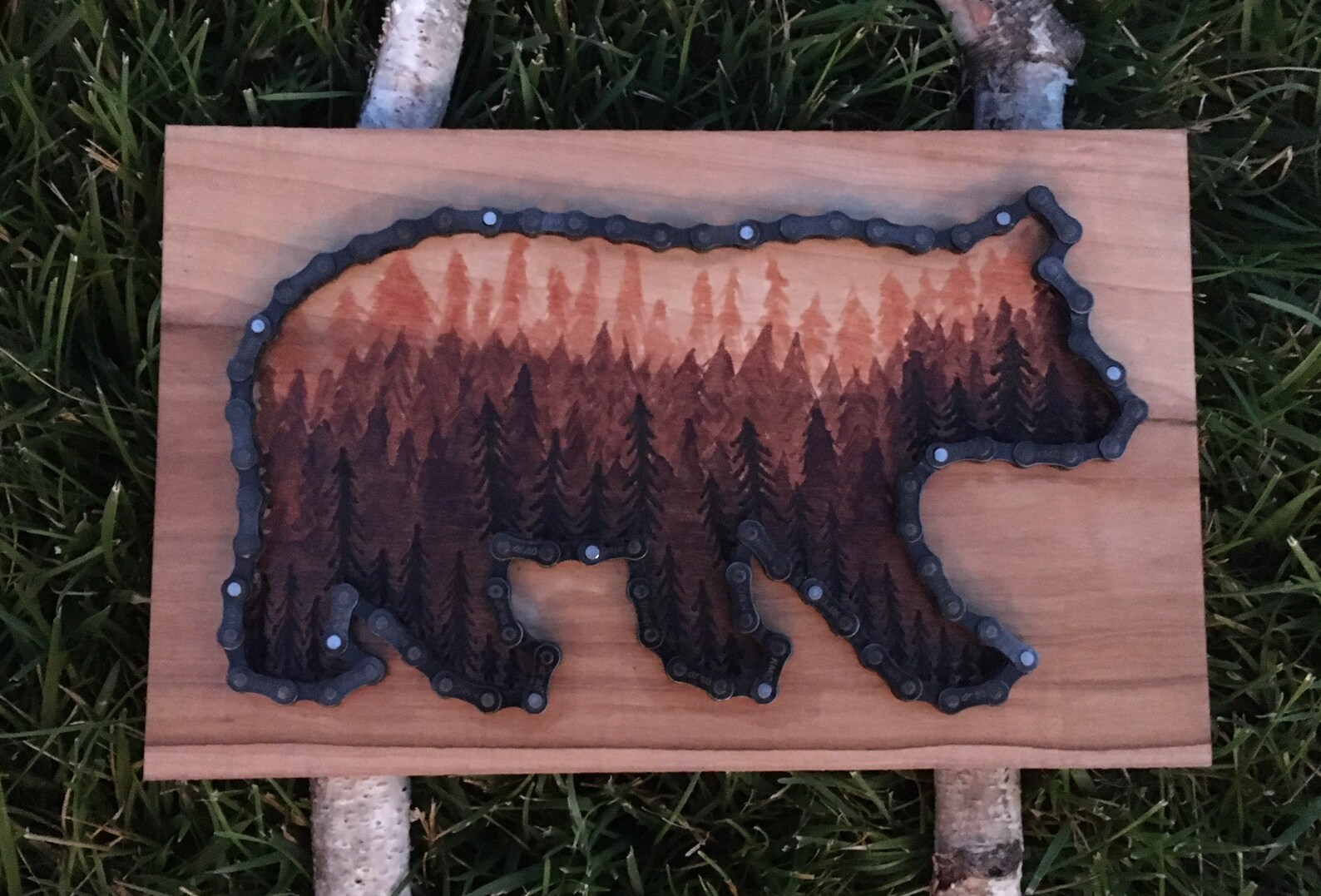 Bicycle Chain Bear - Etsy