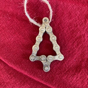 Bicycle Chain Christmas Tree Ornament, Cyclist Gift, Bicyclist Gift ...