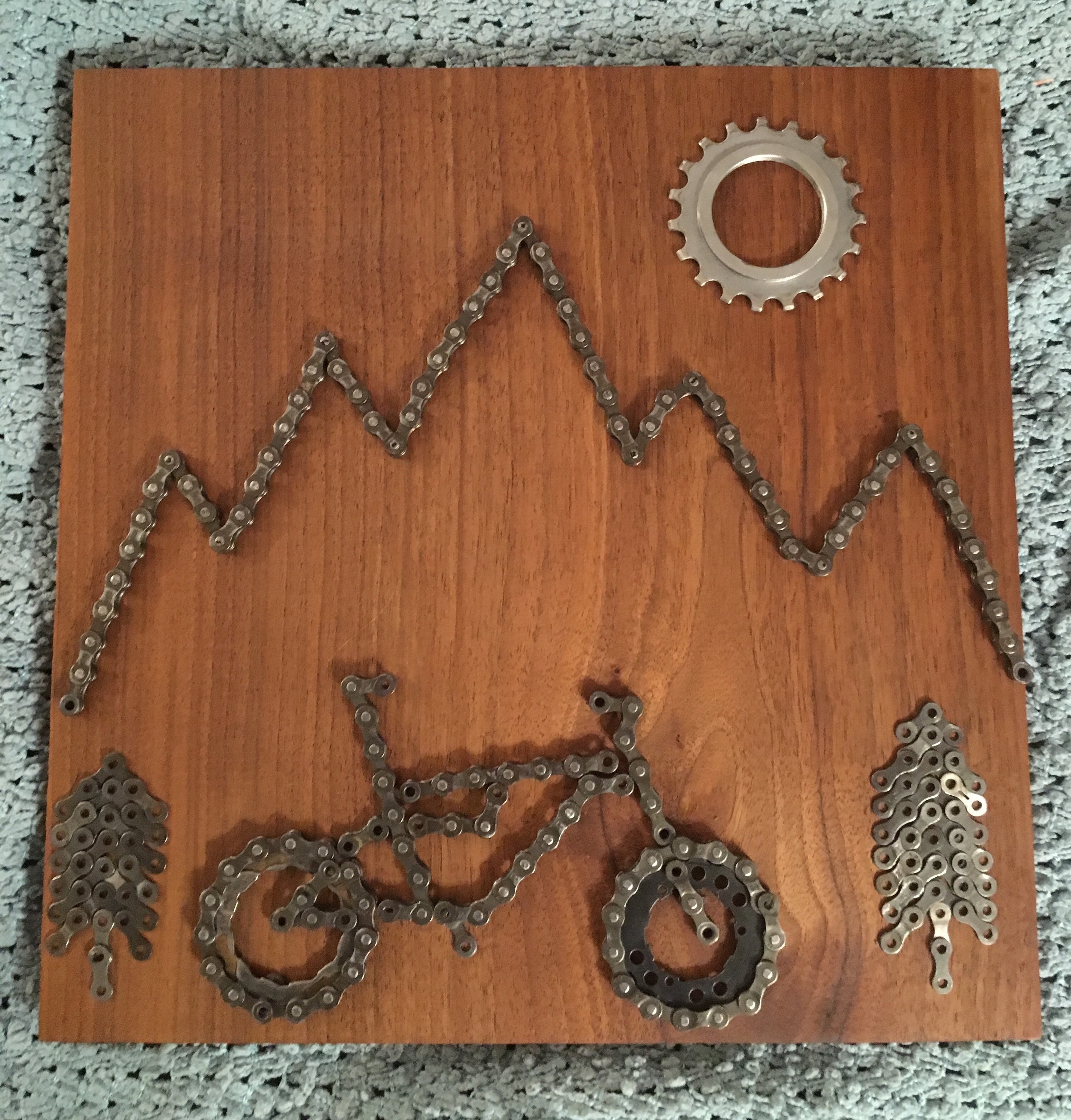 Mountain Bike Chain Art/design - Etsy