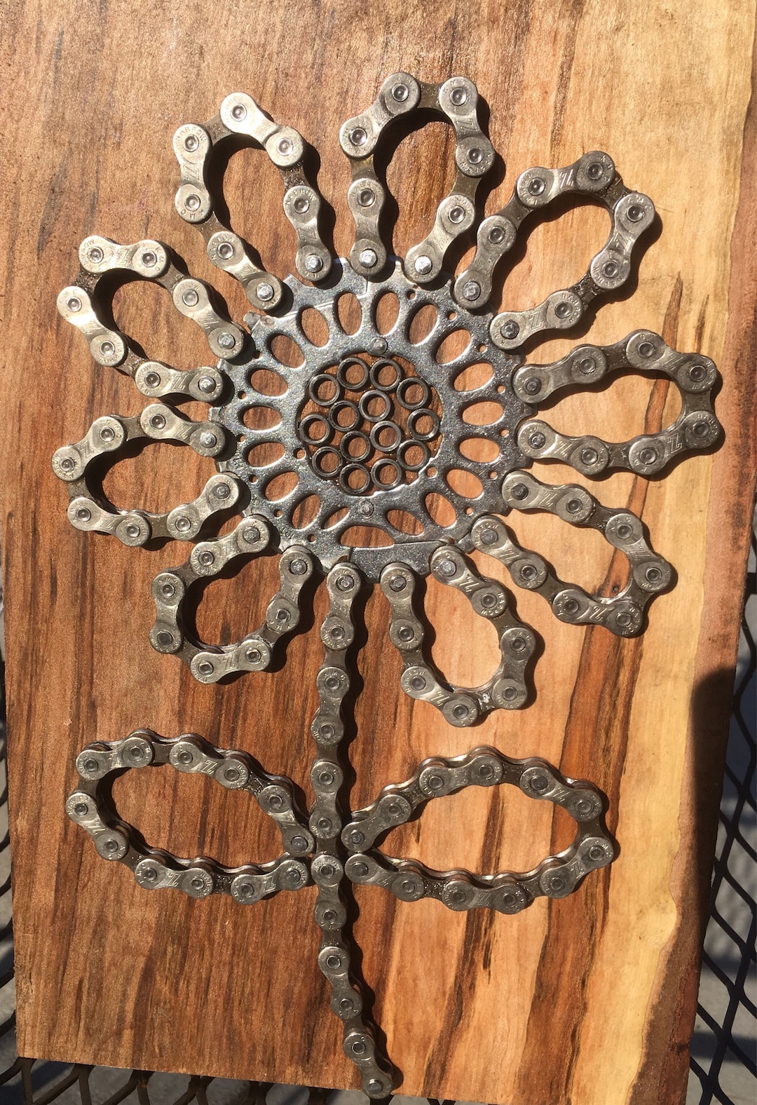 Bicycle Chain Flower - Etsy