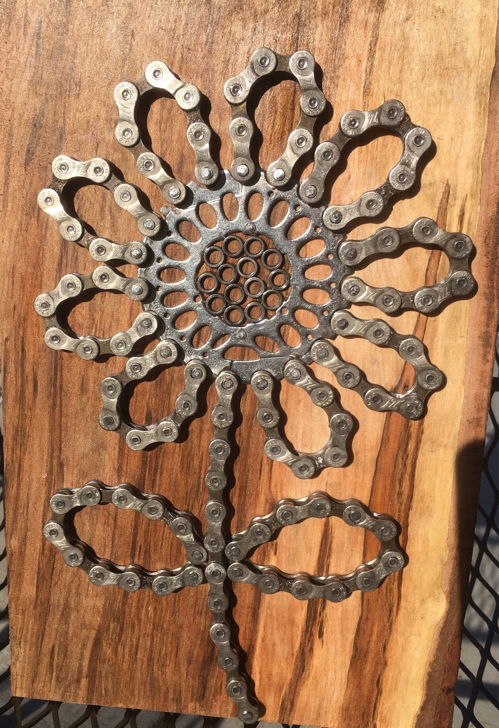 Bicycle Chain Flower | Etsy