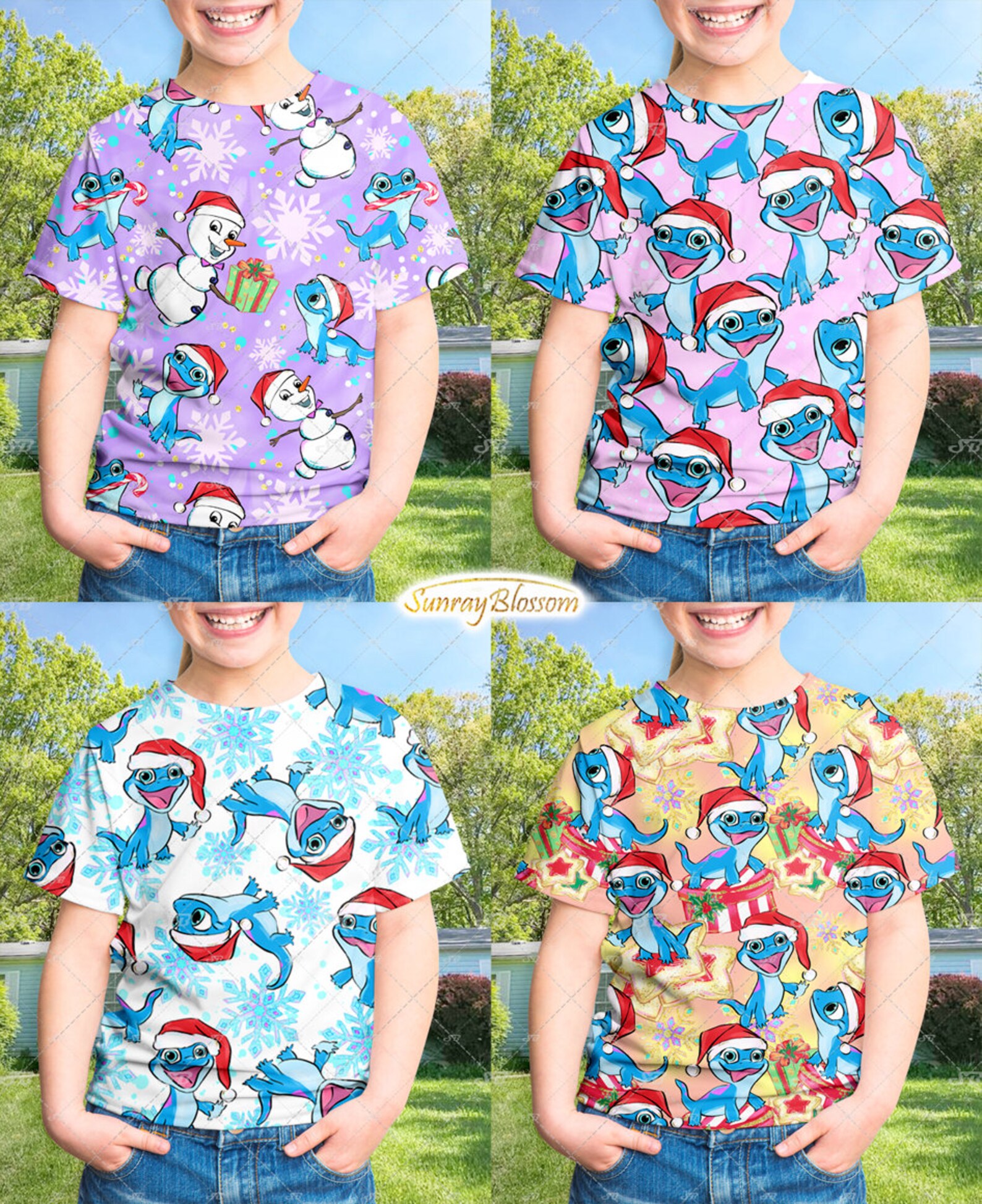 Bruni Inspired Christmas Lizard Digital Paper Pack Christmas - Etsy