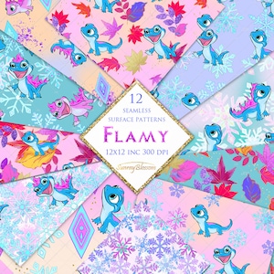 Bruni Inspired Surface Patterns Bruni Inspired Digital Paper Scrapbook ...