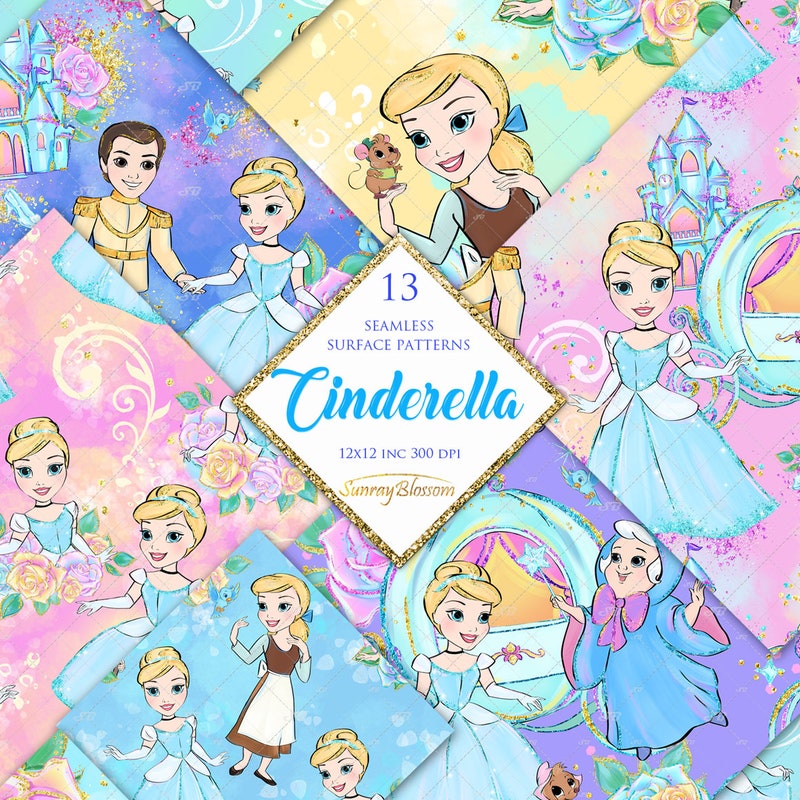 Cinderella Fabric - Etsy