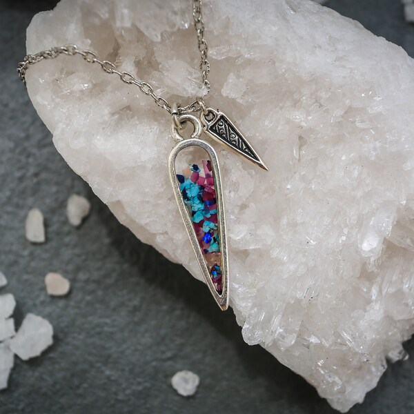 Spike Charm Necklace - Etsy