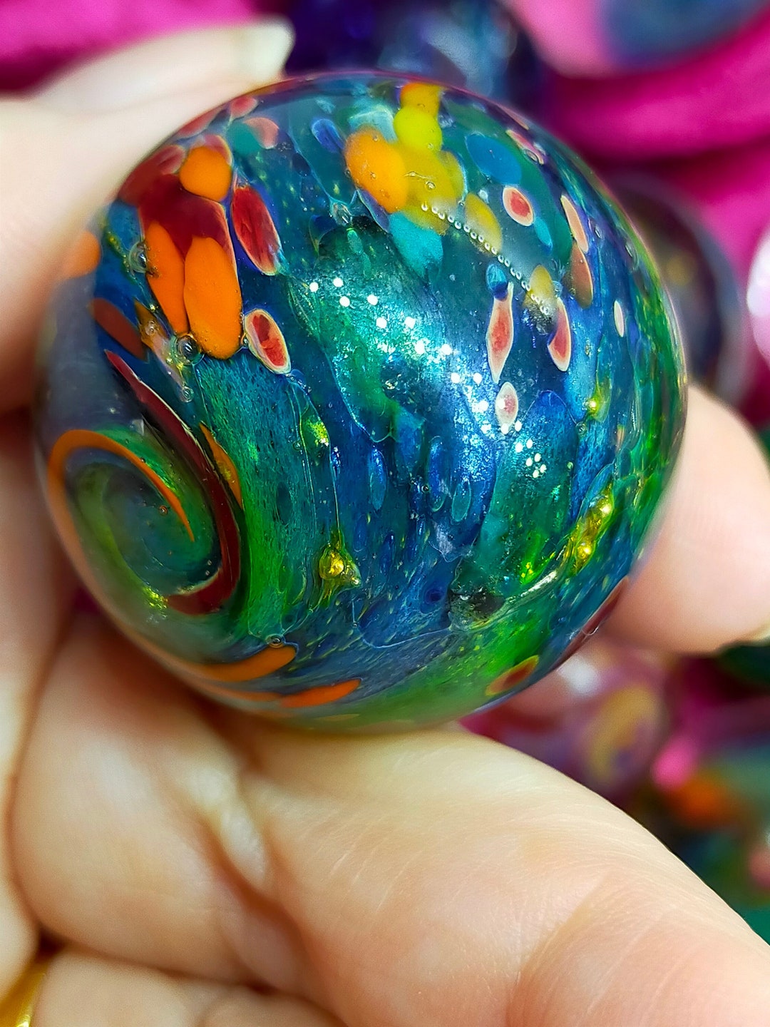 Contemporary Glass Marble, Beautiful Colours and Effects Including Pure ...