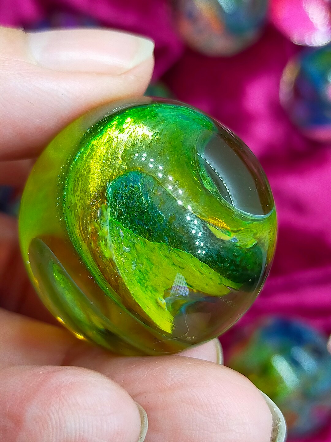 Handmade Swirl Marble, Borosilicate Glass - Etsy