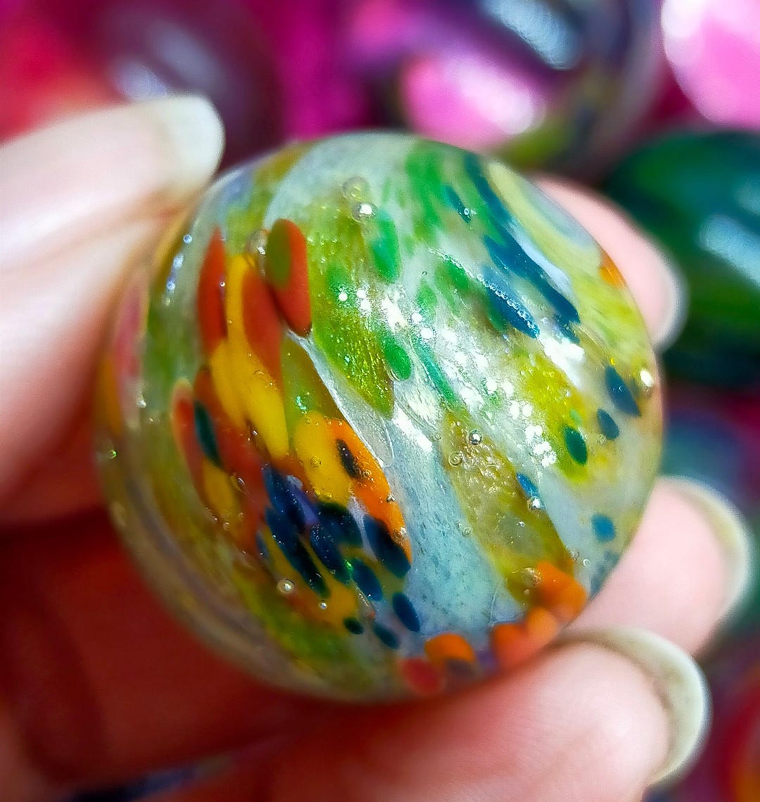 Contemporary Glass Marble, Stunningly Pretty Colours and Effects ...