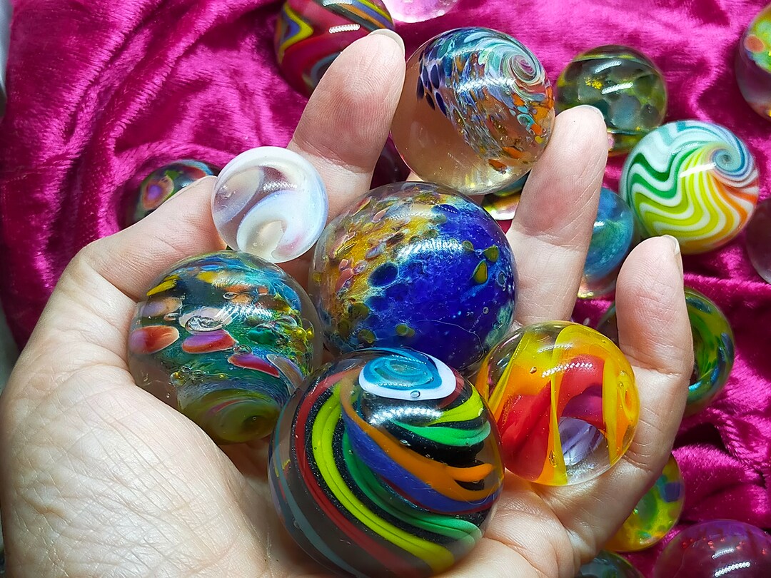 6 Glass Marbles All of My Most Popular Styles Handcrafted From ...