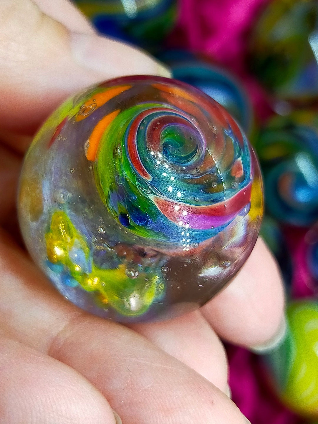 Contemporary Glass Marble, Stunningly Pretty Colours and Effects ...