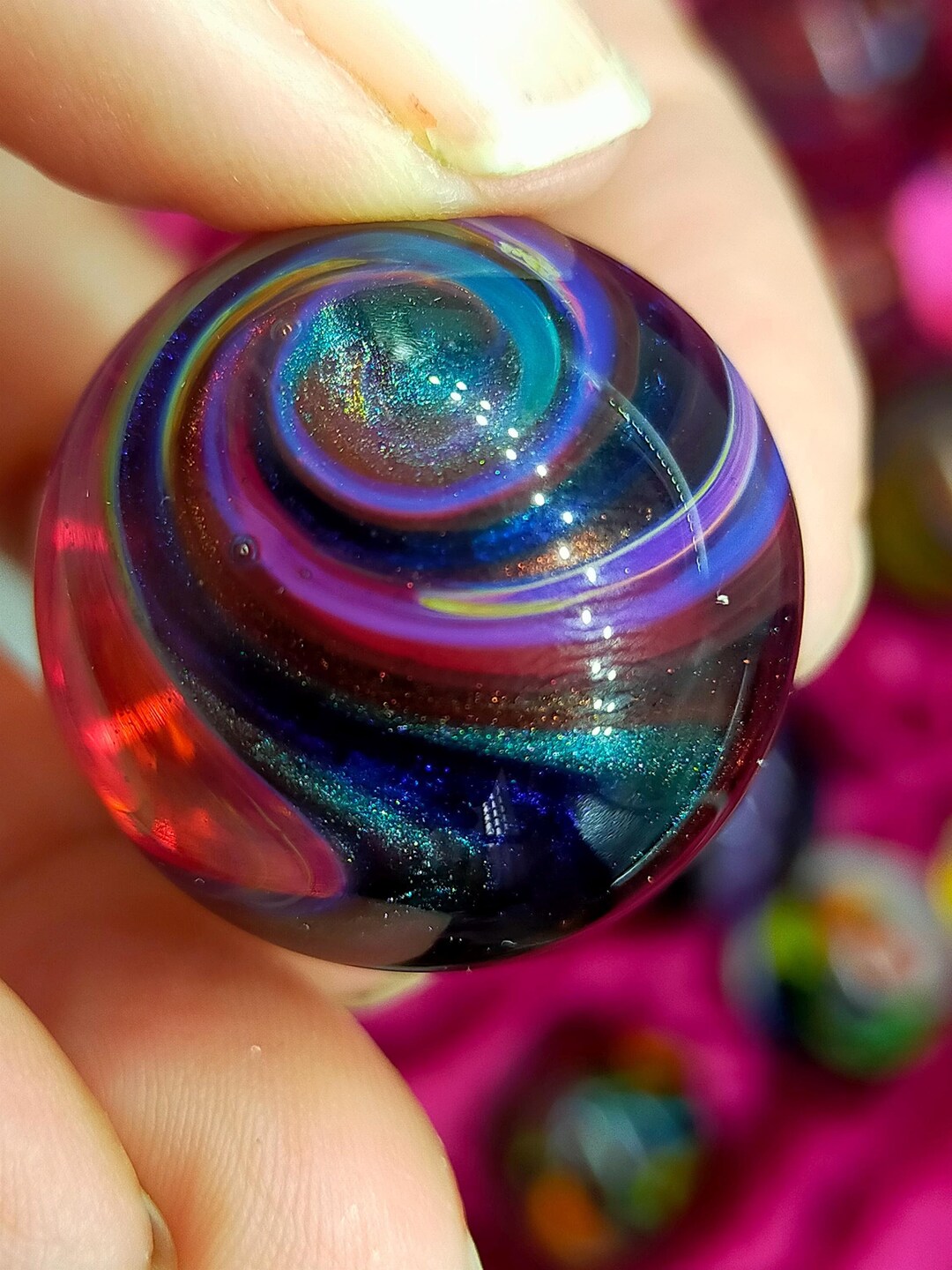 Handmade Marble From Borosilicate Glass, Has Lovely Subtle Sparkles - Etsy