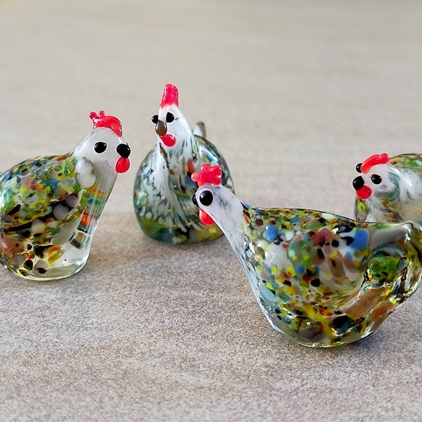 Glass Chicken - Etsy