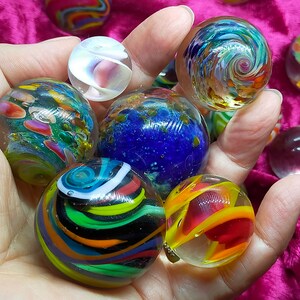 6 Glass Marbles All of My Most Popular Styles Handcrafted From ...